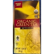 Trader Joe's Organic Green Tea: Calories, Nutrition Analysis & More | Fooducate