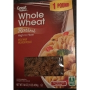Great Value Whole Wheat Rotini: Calories, Nutrition Analysis & More ...