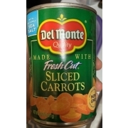 Del Monte Sliced Carrots, Fresh Cut: Calories, Nutrition Analysis ...