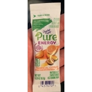 Crystal Light Pure Energy Drink Mix, Tropical Citrus: Calories ...