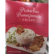 Trader Joe's Crisps Crackers, Pistachio Pomegranate: Calories, Nutrition Analysis & More | Fooducate