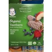 Gerber Teethers, Blueberry Apple Beet: Calories, Nutrition Analysis ...