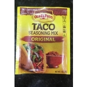 Old El Paso Seasoning Mix, Taco, Original: Calories, Nutrition Analysis ...