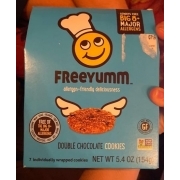 Freeyumm Cookies, Soft Baked, Double Chocolate: Calories, Nutrition ...