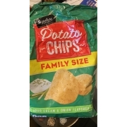 Signature Select Potato Chips, Sour Cream & Onion: Calories, Nutrition ...