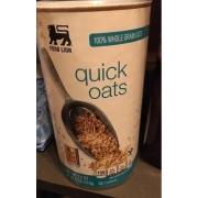 Food Lion Quick Oats: Calories, Nutrition Analysis & More | Fooducate