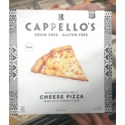 Cappello's Cheese Pizza, made with almond flour: Calories, Nutrition ...