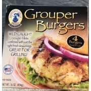 Shaw's Grouper Burgers: Calories, Nutrition Analysis & More | Fooducate