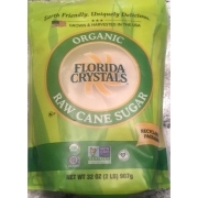 Florida Crystals Raw Cane Sugar, Organic: Calories, Nutrition Analysis ...