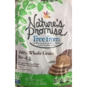 Nature's Promise Bread, 100% Whole Grain: Calories, Nutrition Analysis ...