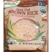 Simply Nature Brown Rice, Quick Cook: Calories, Nutrition Analysis ...