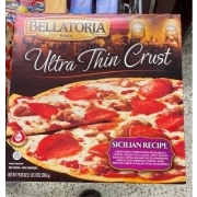 Bellatoria Pizza, Ultra Thin Crust, Sicilian Recipe: Calories ...