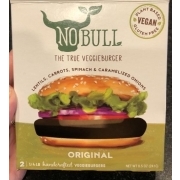 No Bull Veggie Burger: Calories, Nutrition Analysis & More | Fooducate