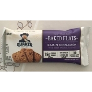 Quaker Breakfast Flats, Breakfast Bars, Golden Raisin Cinnamon Flavors ...