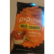Popchips Potato Snack, Ridges, Buffalo Ranch: Calories, Nutrition ...