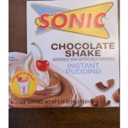 Sonic Pudding , Instant, Chocolate Shake: Calories, Nutrition Analysis ...