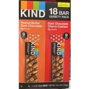 KIND Snack Bar, Variety Pack: Calories, Nutrition Analysis & More ...