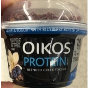 Dannon Oikos Greek Yogurt, Protein Crunch, Vanilla With Blueberry ...