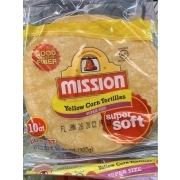 Mission Tortillas, Yellow Corn, Super Size: Calories, Nutrition ...