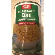Winco Foods Golden Sweet Corn, Whole Kernel: Calories, Nutrition ...