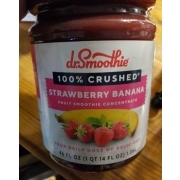 Dr.Smoothie Fruit Smoothie Concentrate, Strawberry Banana: Calories ...