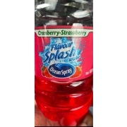 Ocean Spray Splash Water, Cranberry-Strawberry: Calories, Nutrition ...