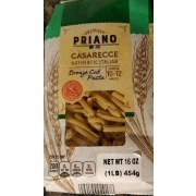 Priano Pasta, Casarecce, Bronze Cut: Calories, Nutrition Analysis ...
