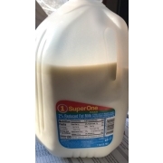 Super One Foods 2% Reduced Fat Milk: Calories, Nutrition Analysis ...
