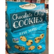 Sprouts Chocolate Chip Cookies, Bite Sized: Calories, Nutrition ...