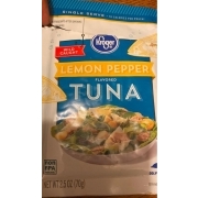 Kroger Tuna, Lemon Pepper Flavored: Calories, Nutrition Analysis & More ...