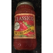 Classico Pasta Sauce, Spicy Red Pepper: Calories, Nutrition Analysis ...