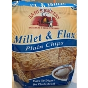 Sam's Bakery Millet & Flax Plain Chips, Baked: Calories, Nutrition ...