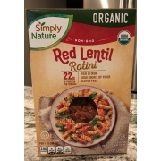 Simply Nature Red Lentil Rotini: Calories, Nutrition Analysis & More ...