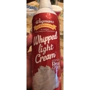 Wegmans Whipped Light Cream: Calories, Nutrition Analysis & More ...