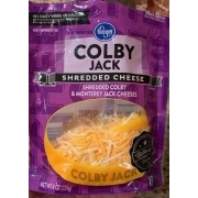Kroger Colby Jack, Finely Shredded Colby & Monterrey Jack: Calories ...