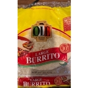 Ole Mexican Foods Flour Tortillas, Burrito Grande, Large: Calories ...