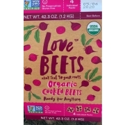 Love Beets Cooked Beets, Organic: Calories, Nutrition Analysis & More ...