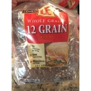 L'oven Fresh Bread, 12 Grain, Whole Grains: Calories, Nutrition ...
