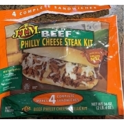J.T.M Beef, Philly Cheese Steak Kit: Calories, Nutrition Analysis ...