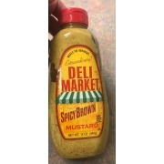 Deli Market Mustard, Spicy Brown: Calories, Nutrition Analysis & More ...