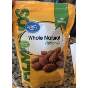 Great Value Whole Almonds: Calories, Nutrition Analysis & More | Fooducate