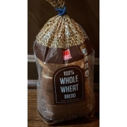 Harris Teeter Bread, 100% Whole Wheat: Calories, Nutrition Analysis ...