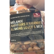 Basse Almond Lover's Mix: Calories, Nutrition Analysis & More | Fooducate