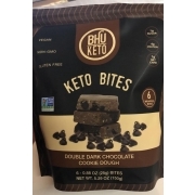 Bhu Keto Keto Bites, Double Dark Chocolate Cookie Dough: Calories ...