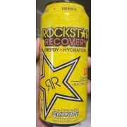 Rockstar Energy + Hydration, Non-Carbonated Lemonade: Calories ...