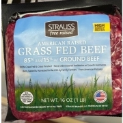 Strauss Free Raised Ground Beef, Grass Fed: Calories, Nutrition ...