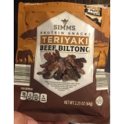 Simms Beef Biltong, Teriyaki: Calories, Nutrition Analysis & More ...