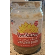 SunButter Sunflower Butter, No Sugar Added: Calories, Nutrition ...