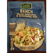 Tuscan Garden Ranch Salad Dressing & Seasoning Mix: Calories, Nutrition ...
