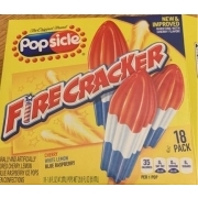 Popsicle Fire Cracker Pops: Calories, Nutrition Analysis & More | Fooducate